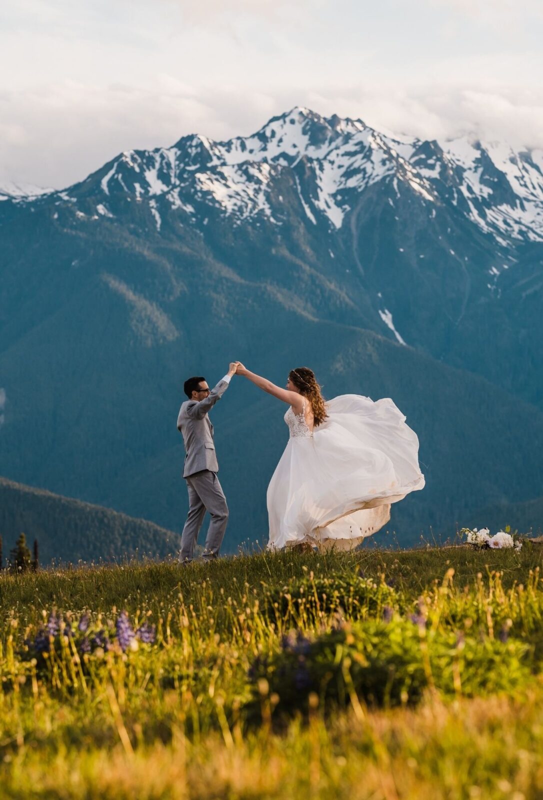 Adventurous Olympic National Park Wedding - Between the Pine