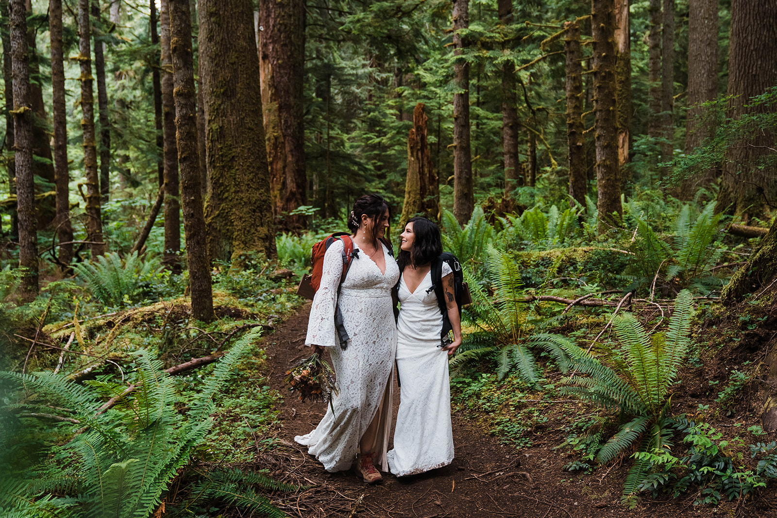Forest Elopement in the Pacific Northwest - Between the Pine