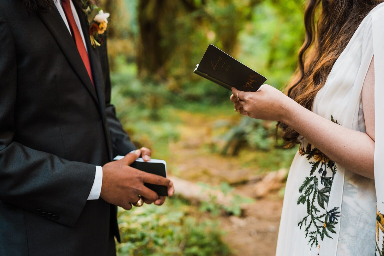 Laid-Back Hoh Rainforest Wedding - Between the Pine