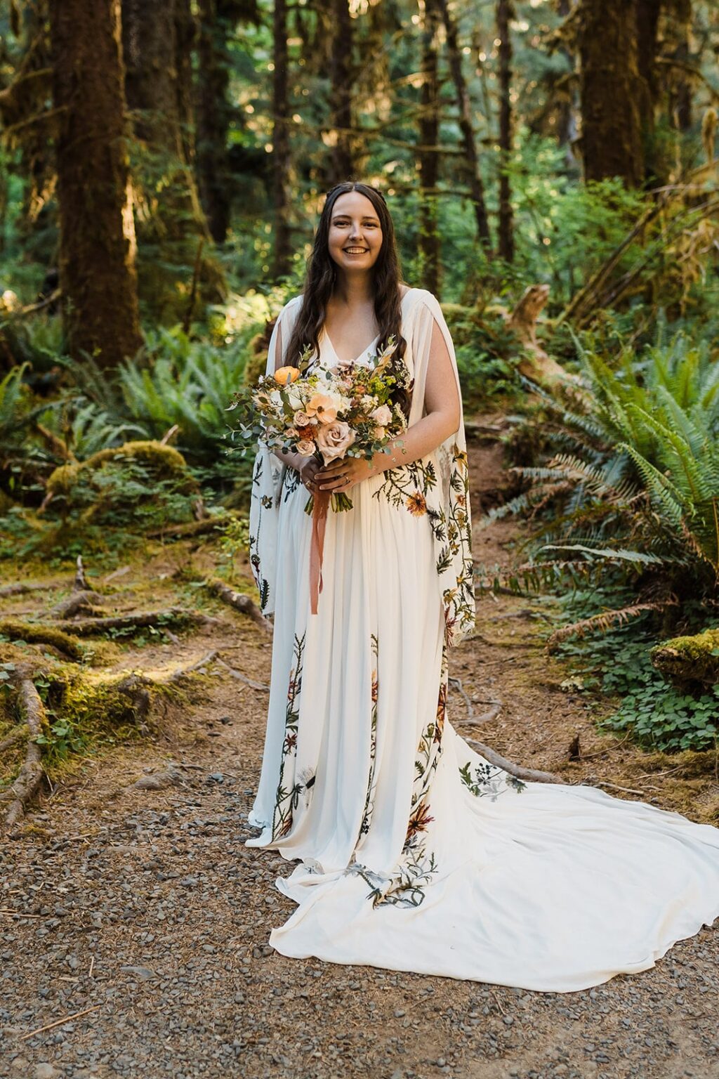Laid-Back Hoh Rainforest Wedding - Between the Pine