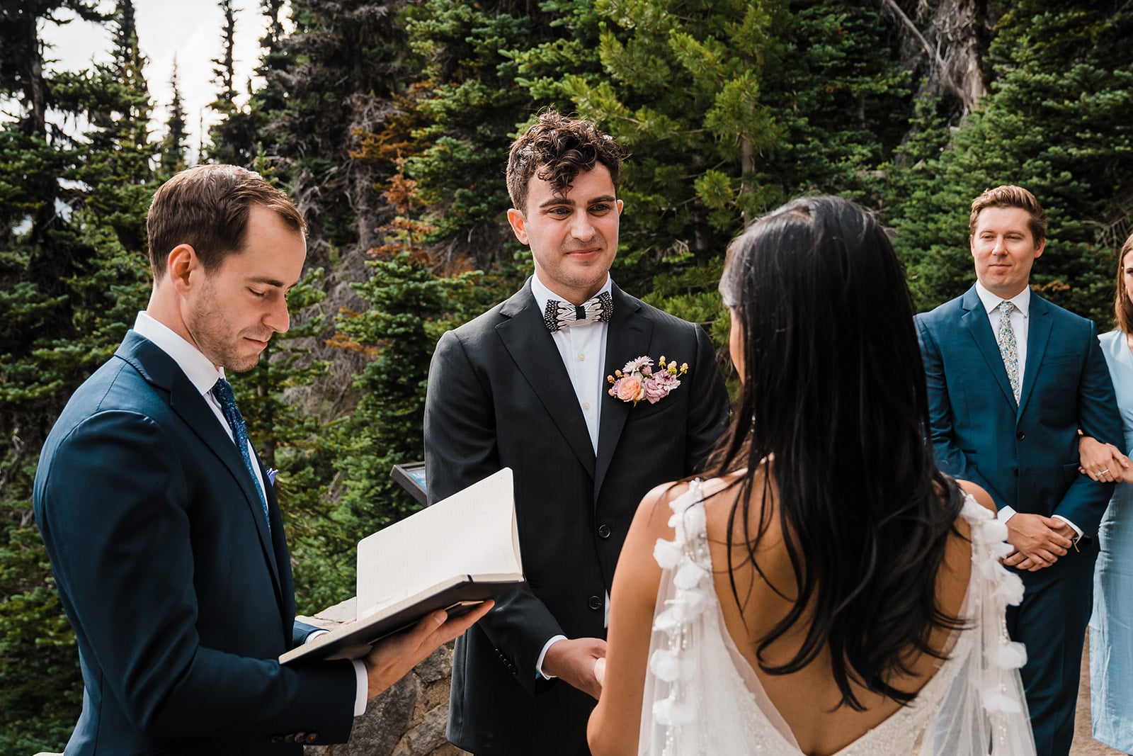 Stunning Mount Rainier Wedding - Between the Pine