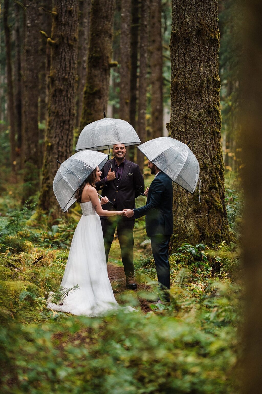 Romantic Forest Elopement in Snoqualmie Valley - Between the Pine