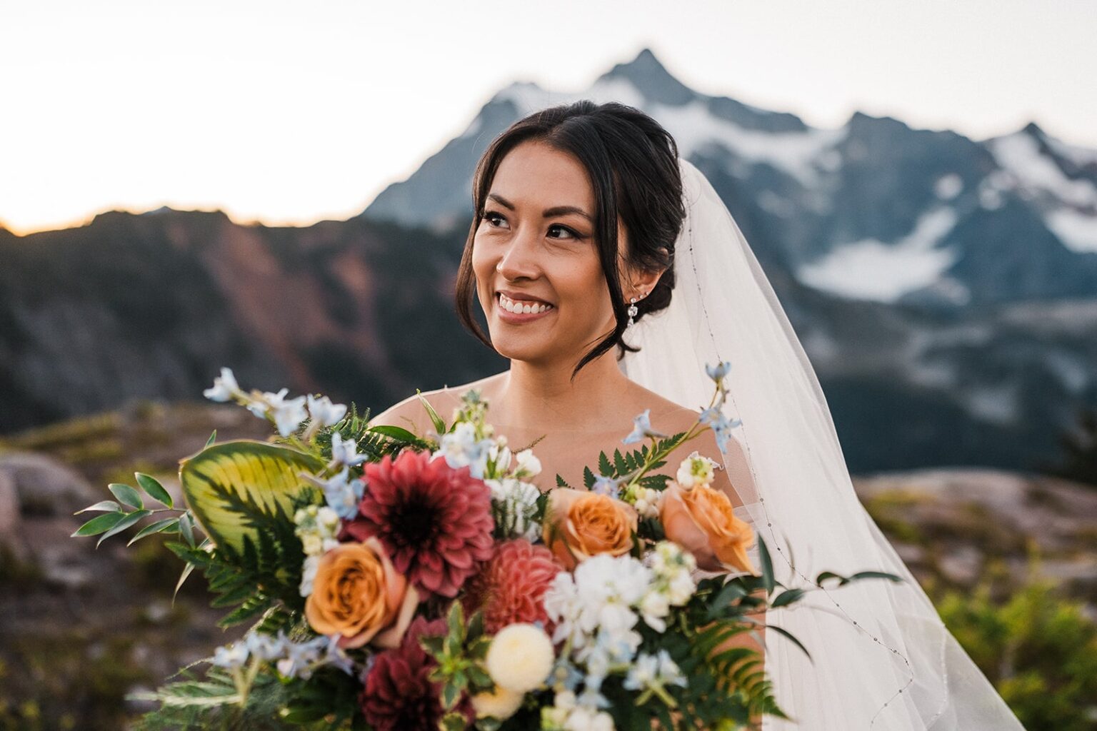 A Dreamy Two-Day Small Elopement Wedding in the North Cascades ...